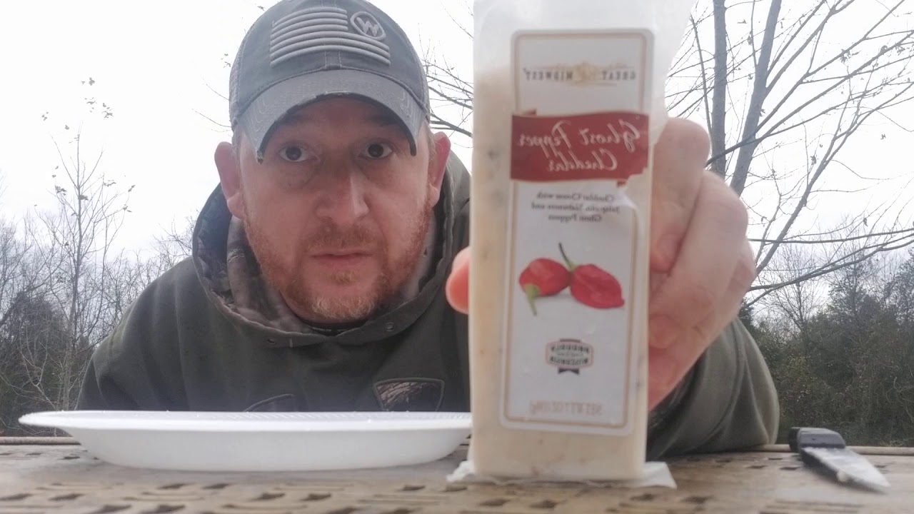 Ghost Pepper Cheddar Cheese from Great Midwest!!! Yum!!! - YouTube