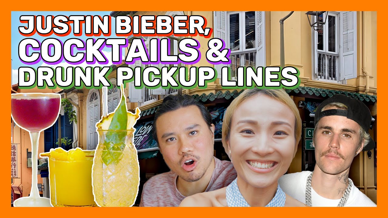 Justin Bieber, Cocktails and DRUNK Pick Up Lines- Food Finders S3E11 ...
