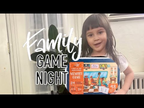 Game Night | Memory Game | Family Time - YouTube