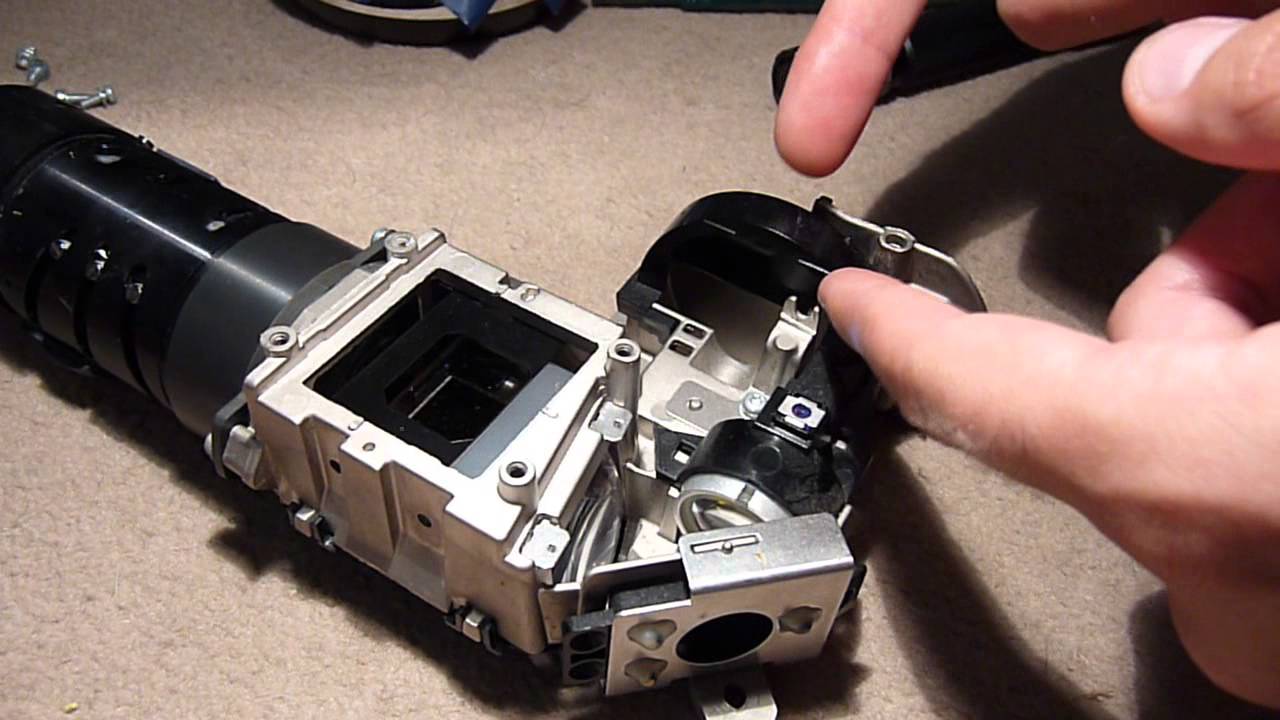 DLP Projector Extreme Teardown - YouTube