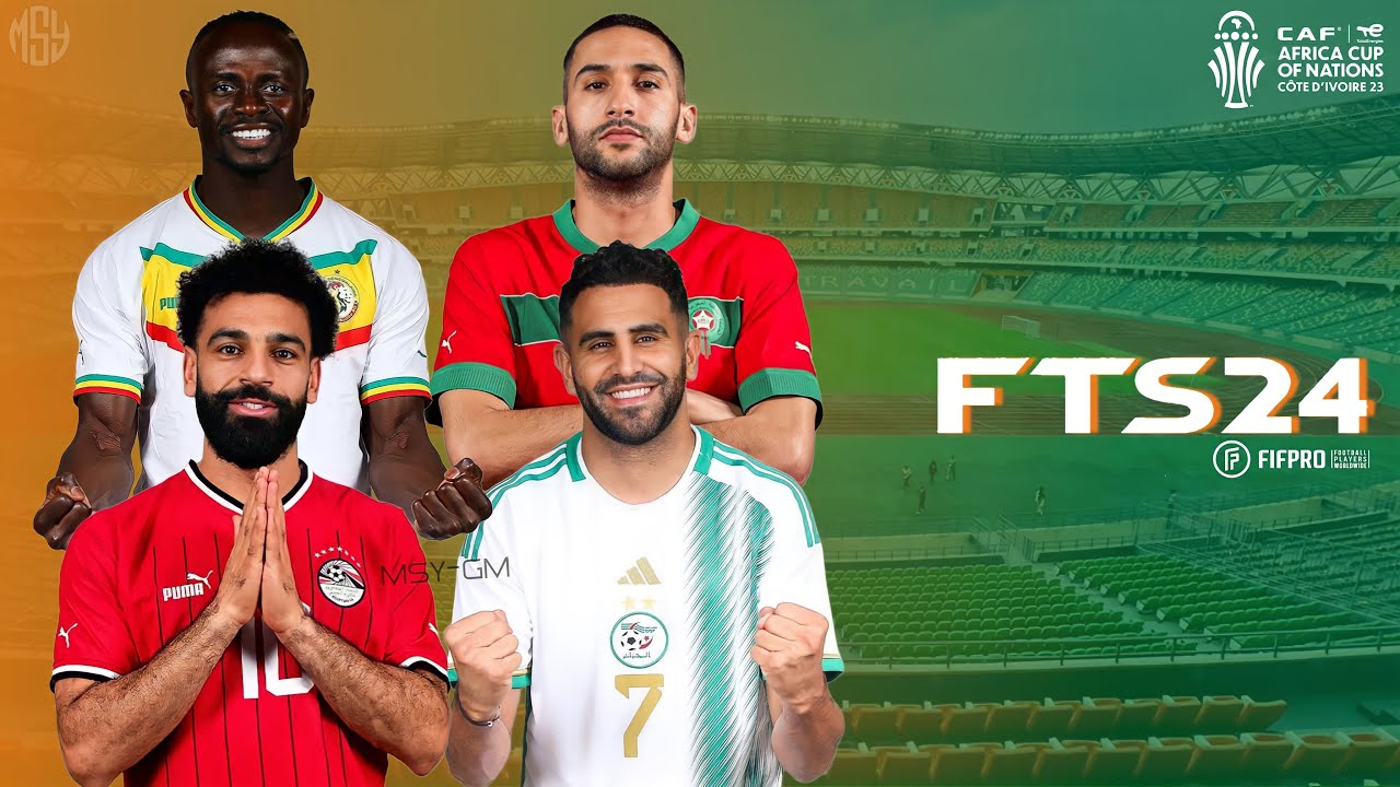 FTS 24 Mobile Android Full African cup AFCON23 🇨🇮 | Best Graphics ...