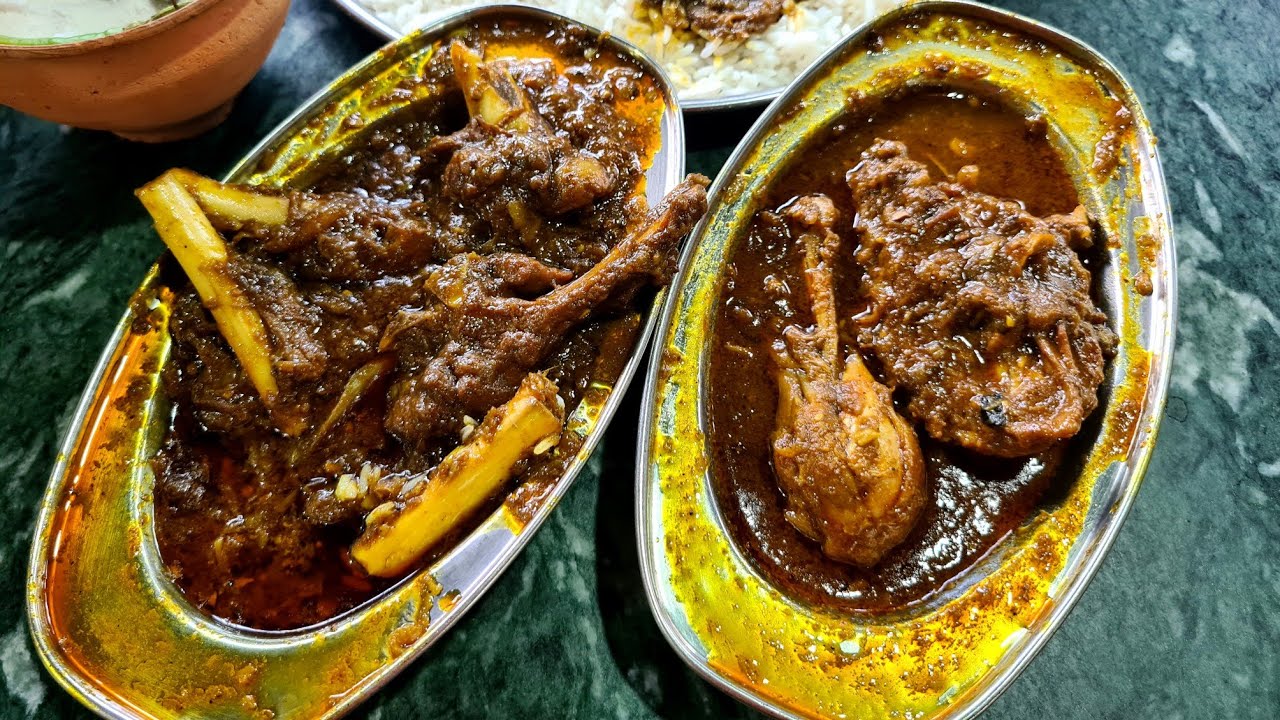 Chowpati Dhaba Ki Local Mutton Curry, Chicken Masala aur Kadak Roti ...