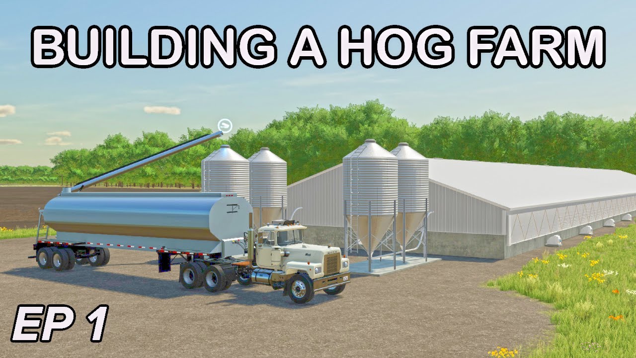 Building a large hog operation on Farmville, NC! - Farming Simulator ...
