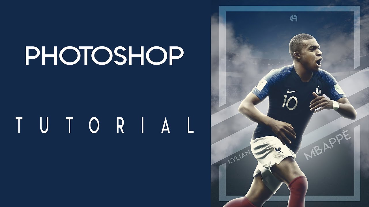 Photoshop Manipulation Tutorial || Kylian Mbappé || Creative Ani - YouTube