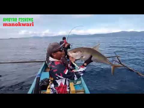 TRIPEL STRIKE GUYS || MANCING IN BABON PARTY. Slow Jigging. Ambyar Fishing Manokwari