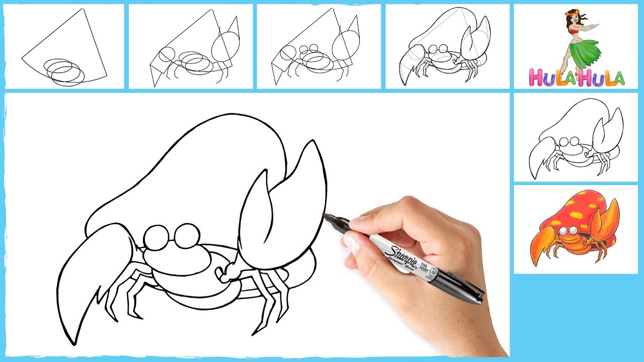How to draw Parasect - Pokemon easy, step by step | Hula Hula - YouTube