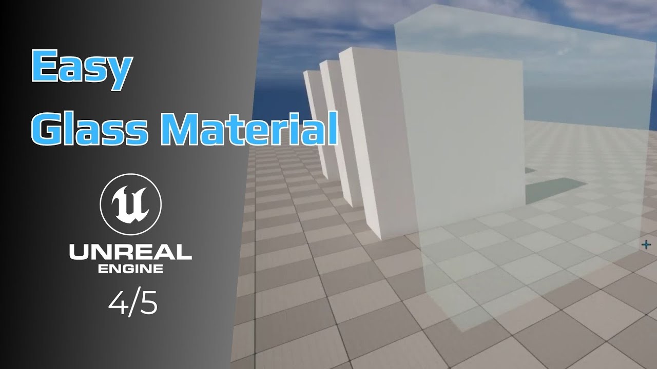 How To Create a GLASS Material in UE5 (Easy Tutorial) - YouTube