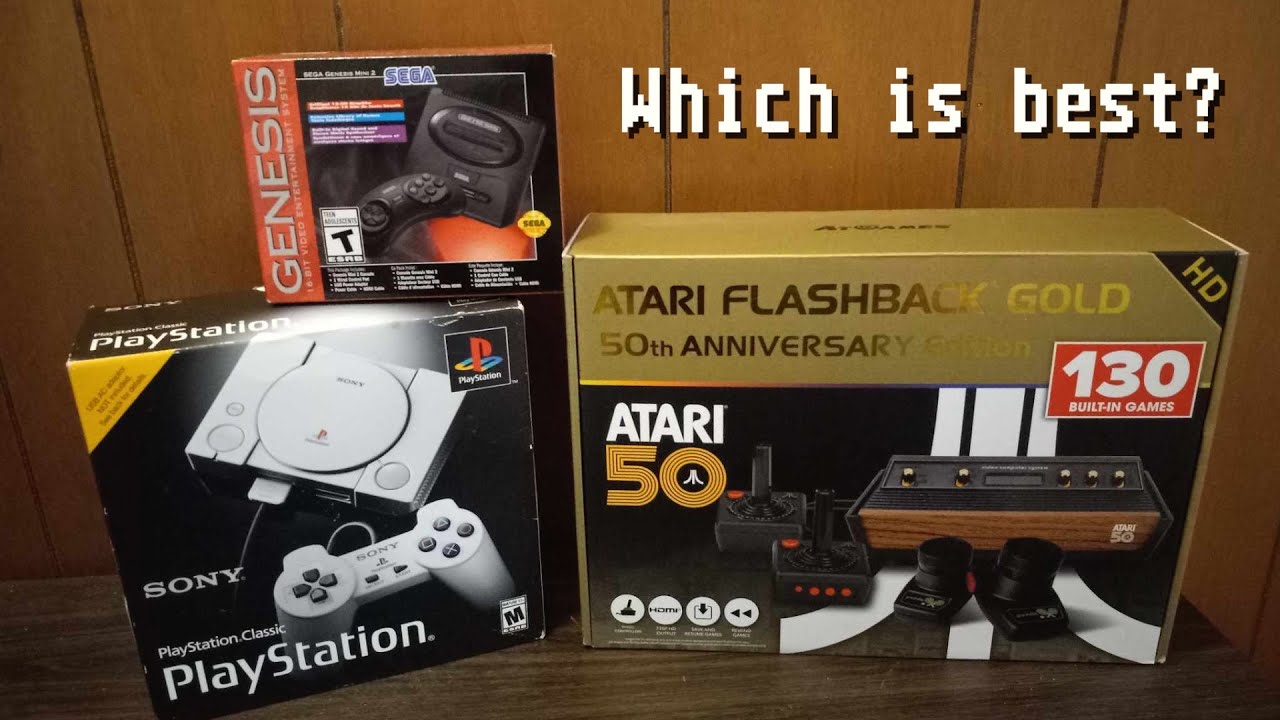 Mini Console Breakdown 2: Playstation, Genesis 2, Atari Flashback 50th ...