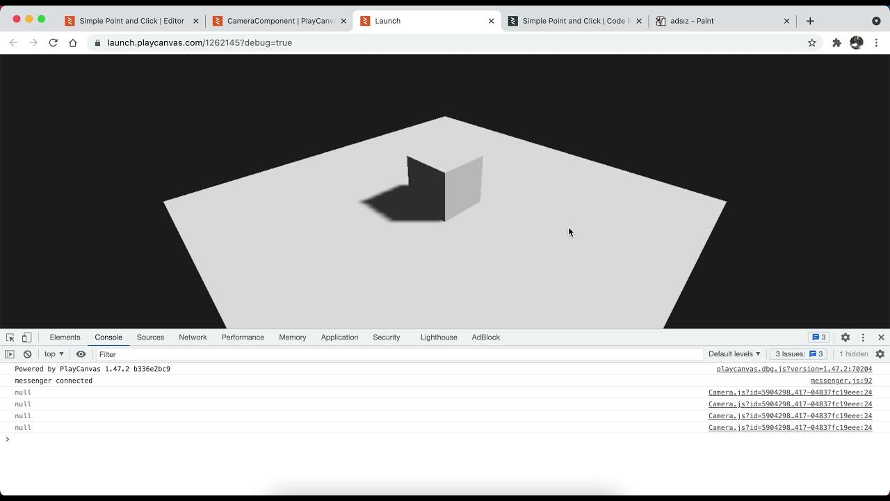 PlayCanvas point and click movement - JavaScript / WebGL - YouTube