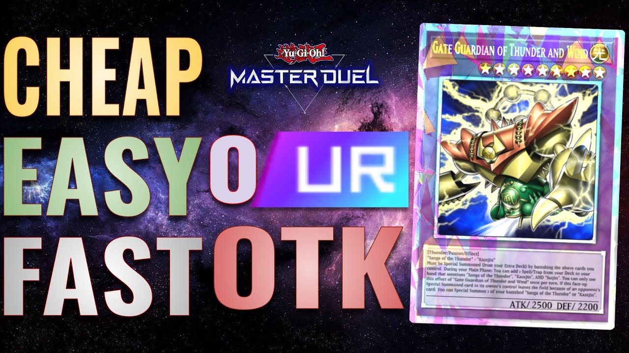 Yu-Gi-Oh! Master Duel - 0 UR Gate Guardian OTK - Cheapest Easiest ...