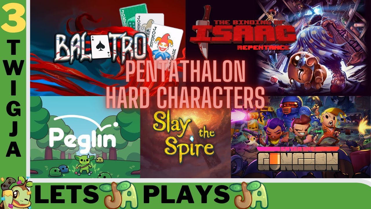 Pentathalon Hard Characters Partja 3ja - YouTube