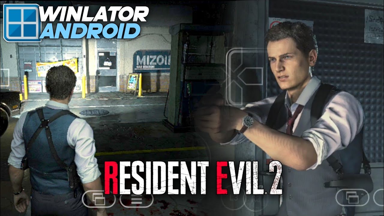 RESIDENT EVIL 2 REMAKE on Android Winlator Frost 8.0 R1 Gameplay Test ...