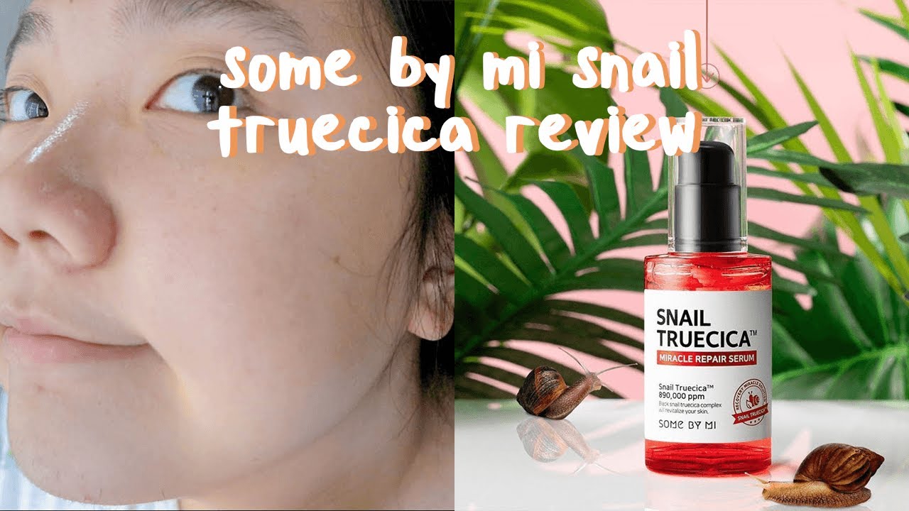 some by mi snail truecica miracle repair serum review // 1 week test ...