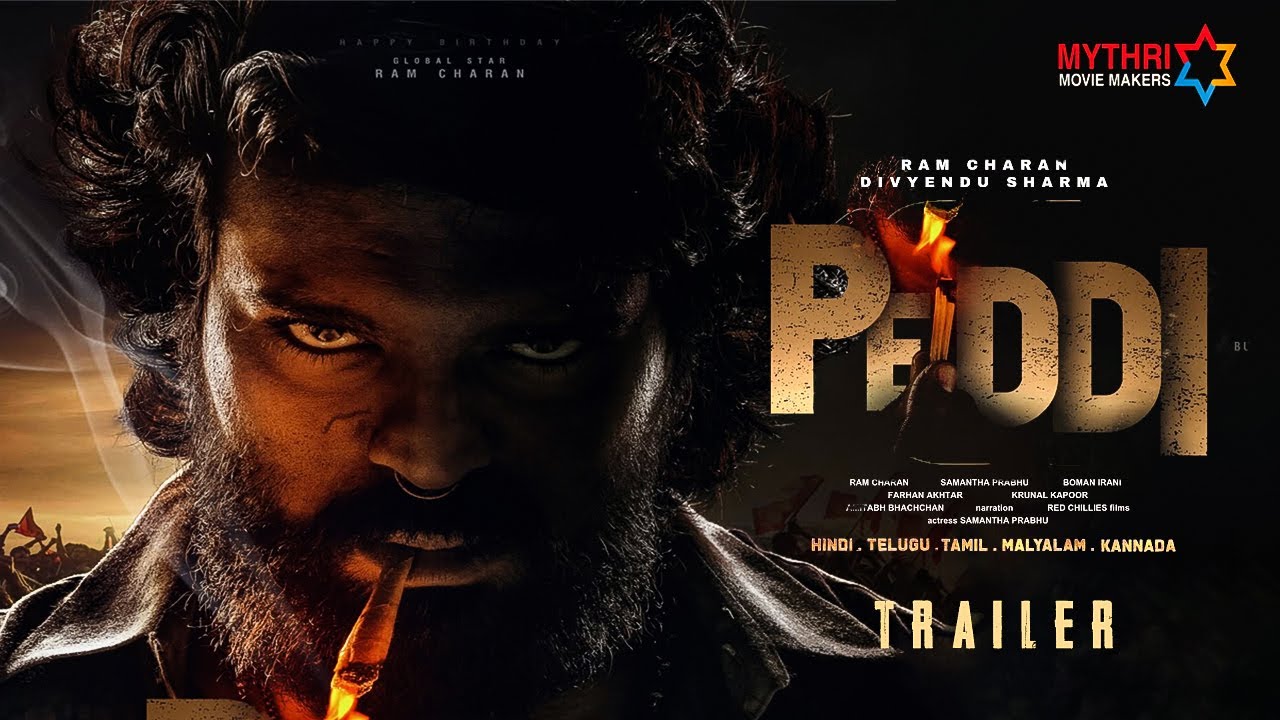 PEDDI - Teaser Trailer | Ram Charan | Jahnvi Kapoor | A. R. Rahman ...