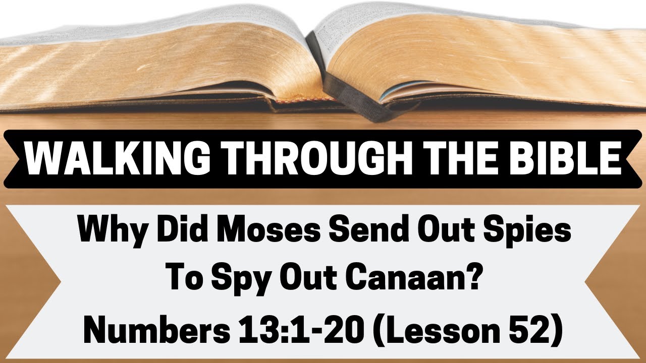 Why Did Moses Send Out Spies To Spy Out Canaan? [Numbers 13:1-20 ...