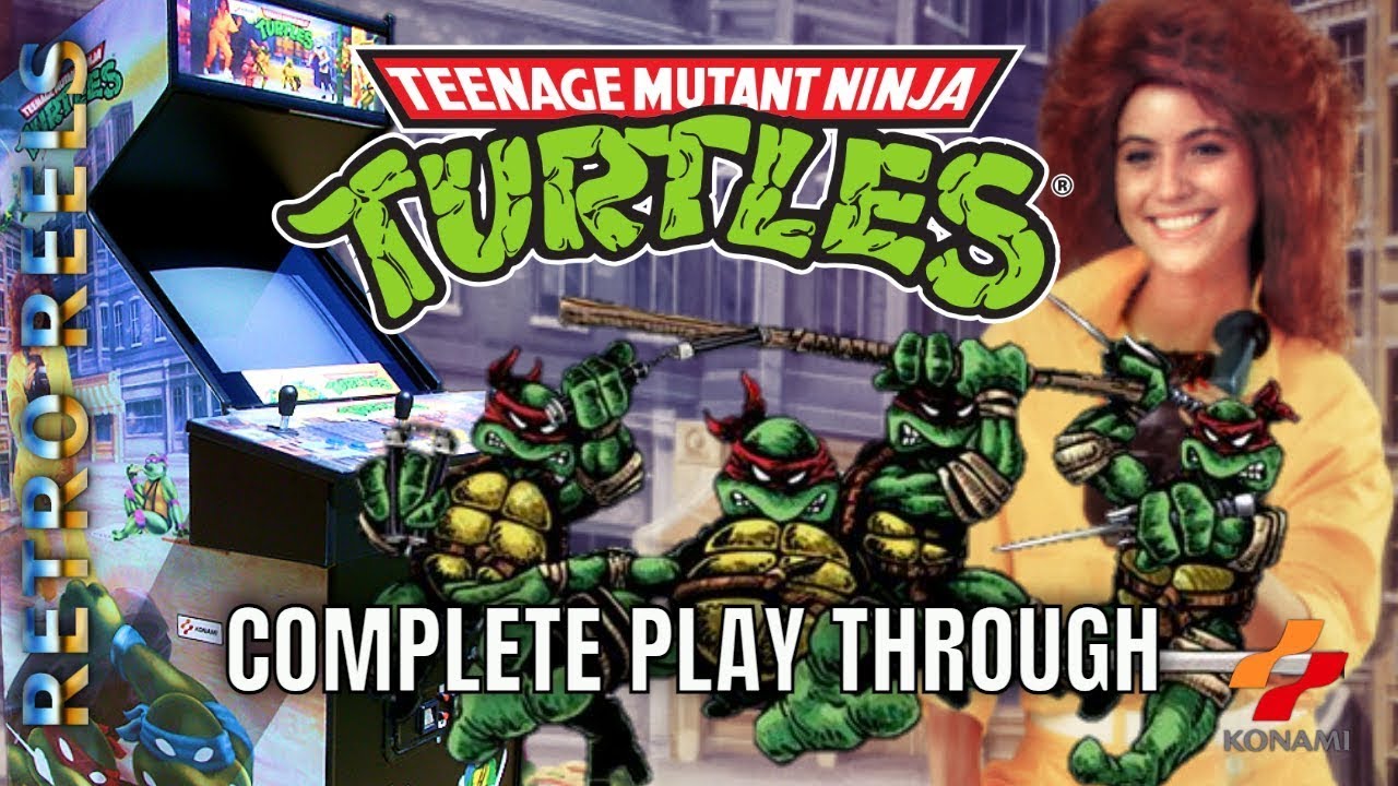 Teenage Mutant Ninja Turtles Arcade Game Complete Play through - Konami ...