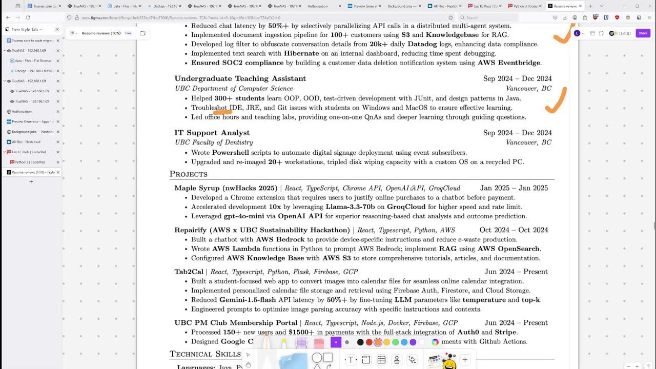 Mock leetcode, then resume reviews at 1 - YouTube