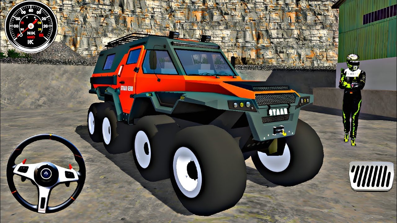 Luxury Avtoros Shaman 8x8 __ Drive Mining Area __ Android Gameplay ...