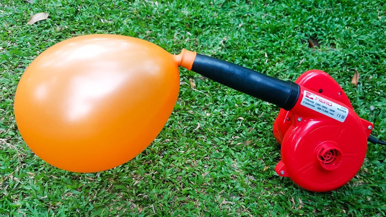 Electric Blower Vs Balloon | Exploding a Balloons | Experiment | The Black Hack - YouTube