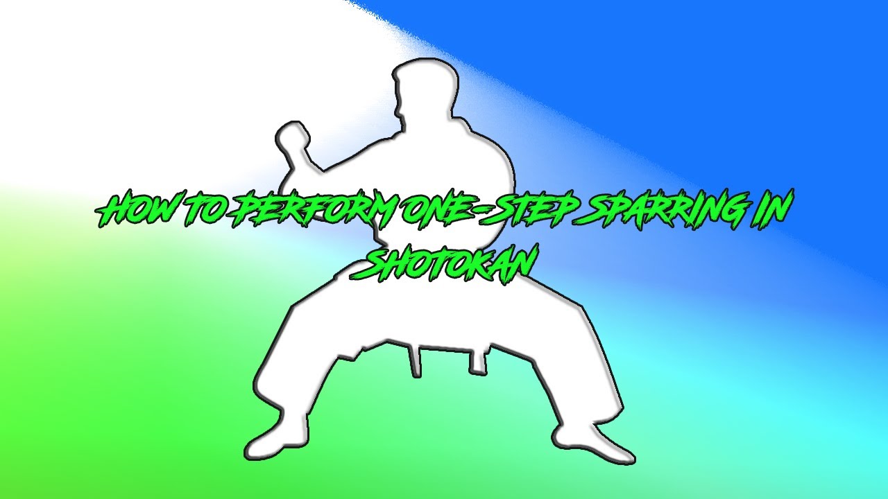 HOW TO PERFORM ONE-STEP SPARRING IN SHOTOKAN KARATE - YouTube