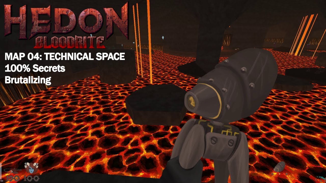 Hedon Bloodrite - Map 04: Technical Space (Brutalizing, 100% Secrets ...