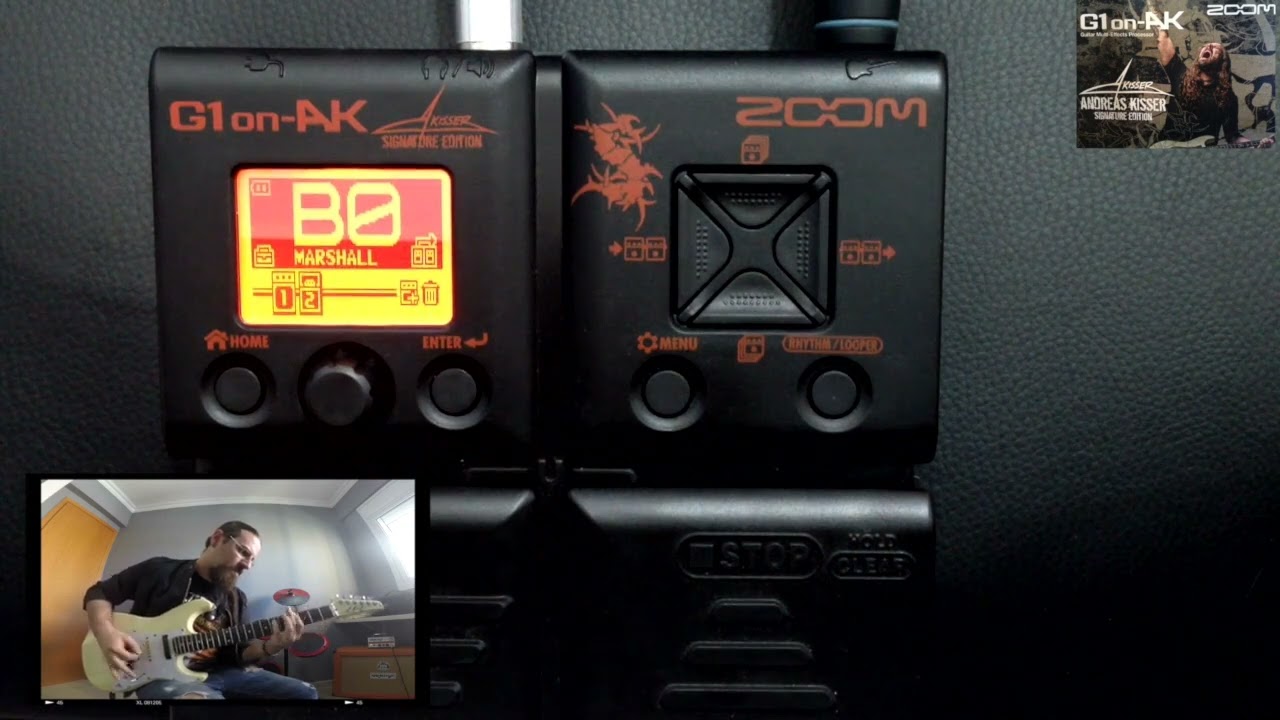 ZOOM G1 AK - Andreas Kisser Signature Series - YouTube