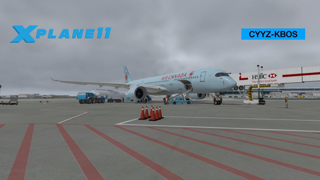 Xplane 11 Live | FF A350-900 | T.O To ATL | CYYZ-KATL | Smash Landing ...