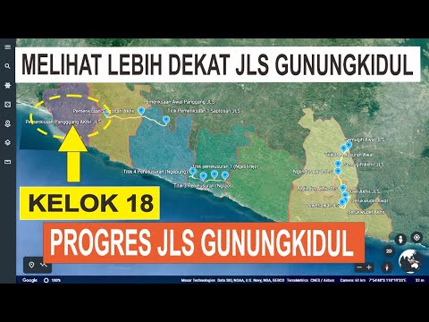 Road mapJLS Gunungkidul | Kondisi di Lapangan titik pembangunan ...
