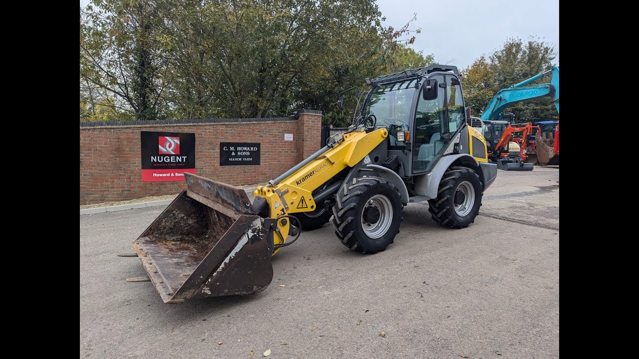 KRAMER 750T TELEHANDLER WALKAROUND VIDEO - YouTube