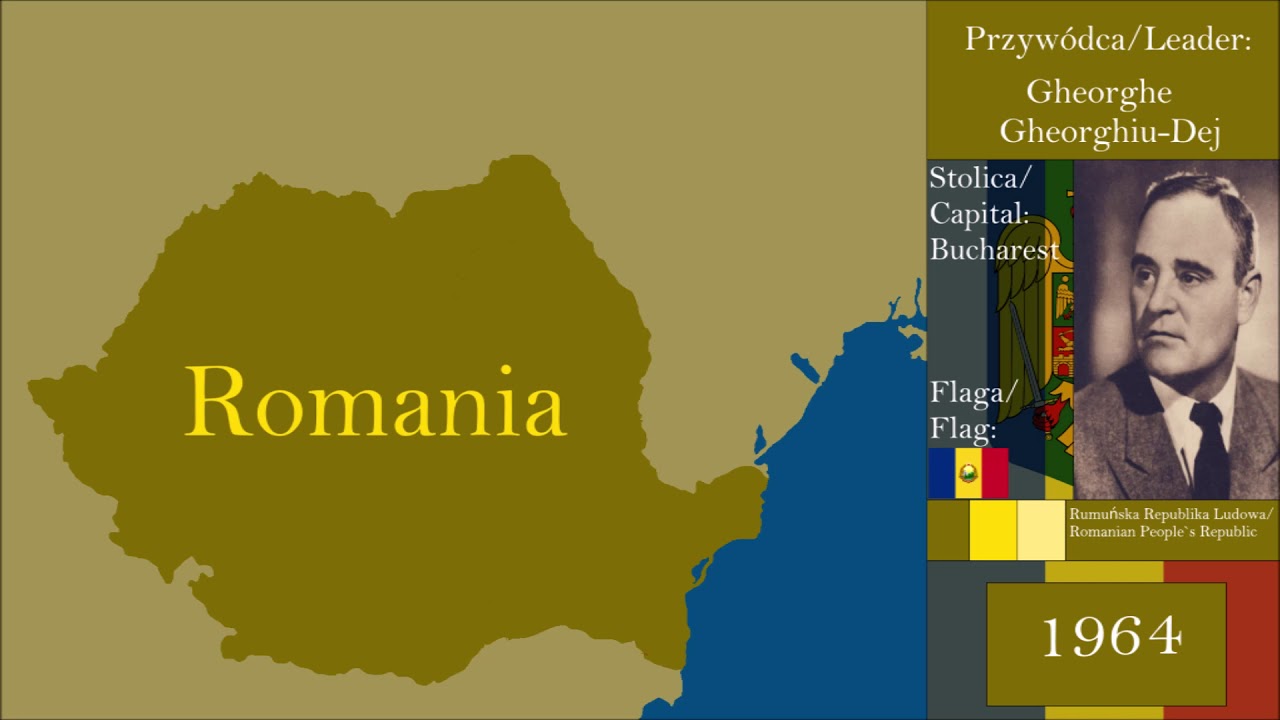 The history of modern Romania: every year - YouTube