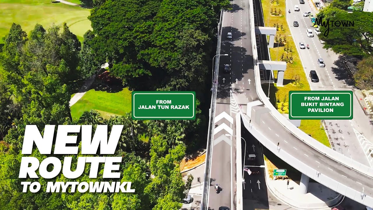 MyTOWNKL | New Fast Route via Jalan Tun Razak Flyover! - YouTube