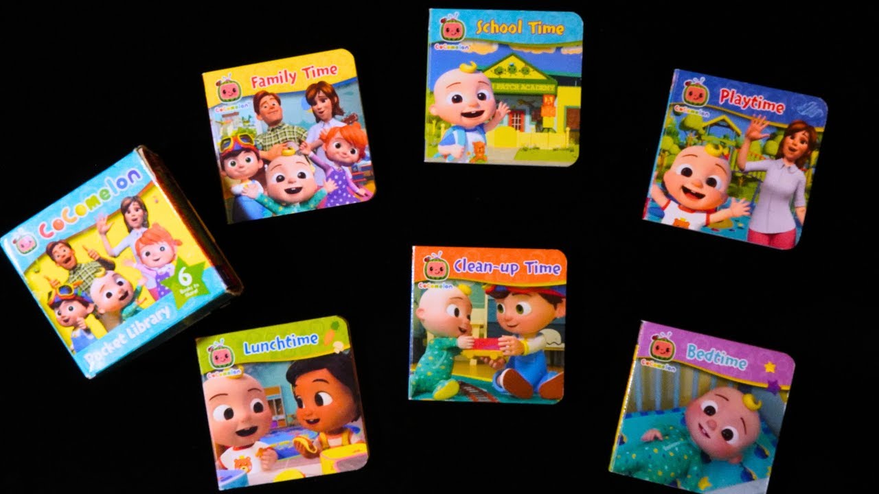 Cocomelon Little Pocket Library: Read Aloud 6 Book Collection for ...