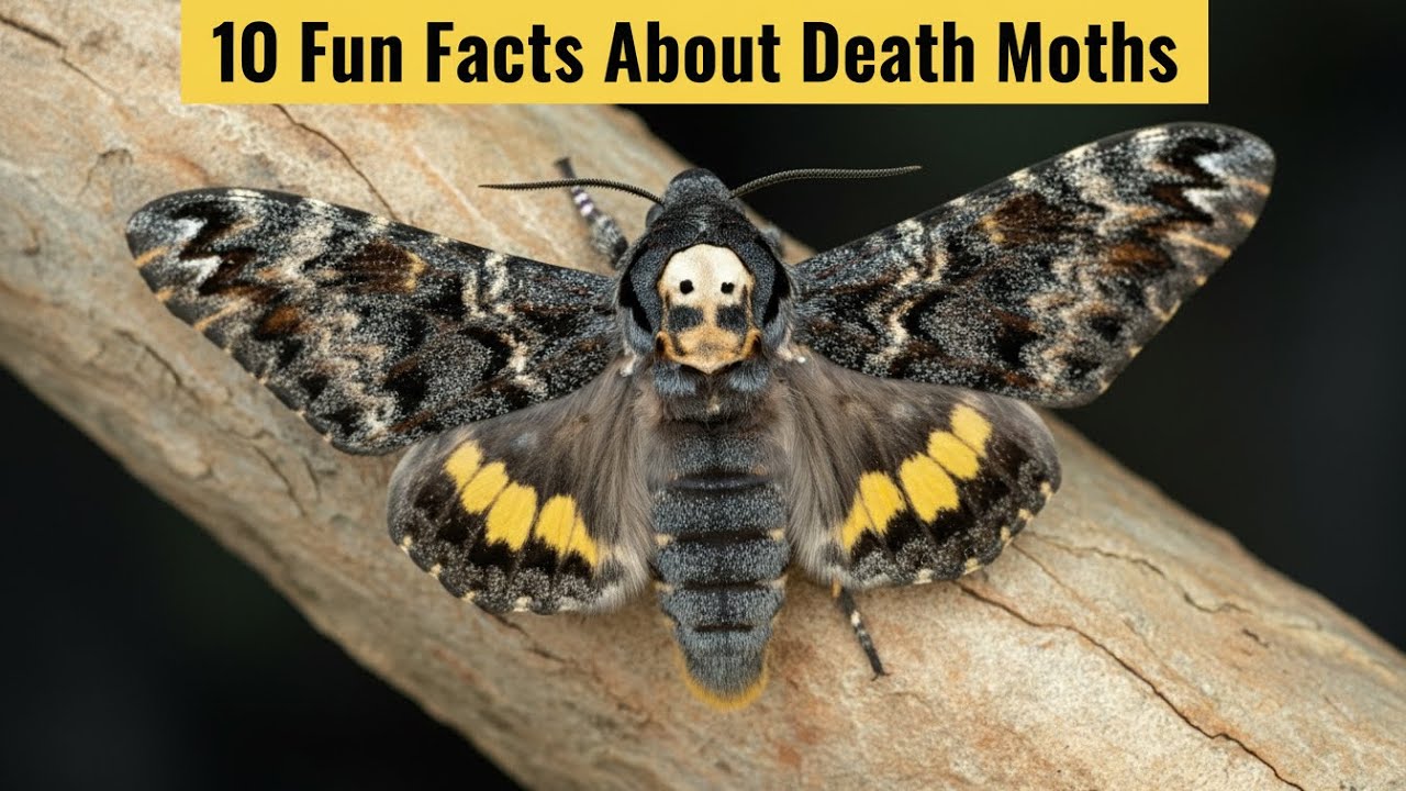 10 Interesting Facts About Death Moths💀🦋 - YouTube