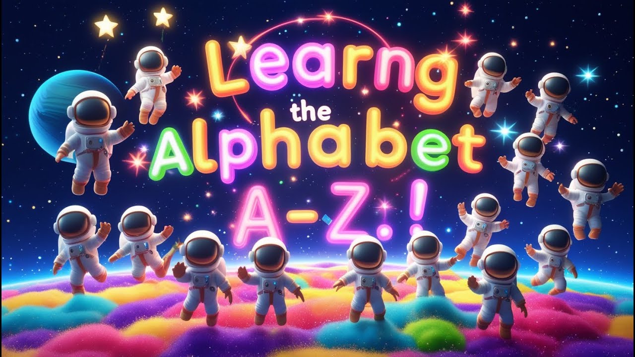 ABC Song & Alphabet Adventure! Learn Letters A-Z for Kids 🚀🎶 - YouTube