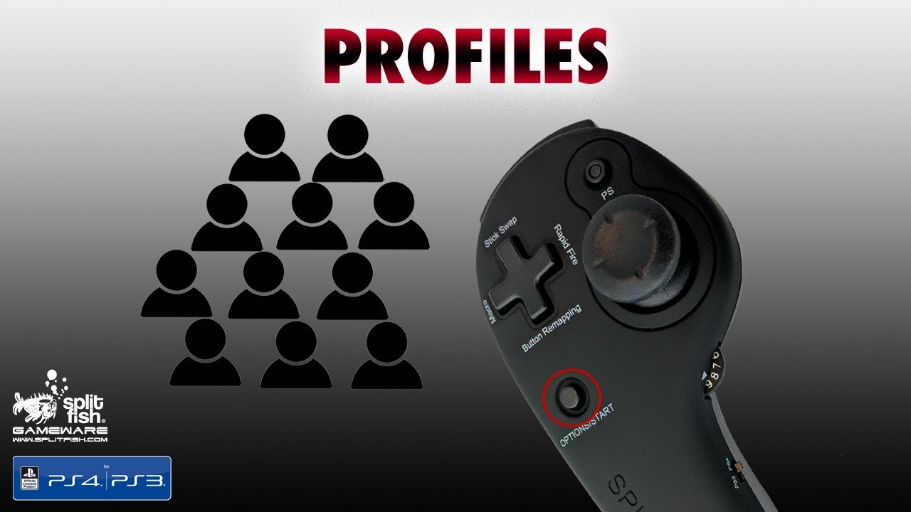 Save up to ten profiles on the FragFx Piranha PS4 - YouTube