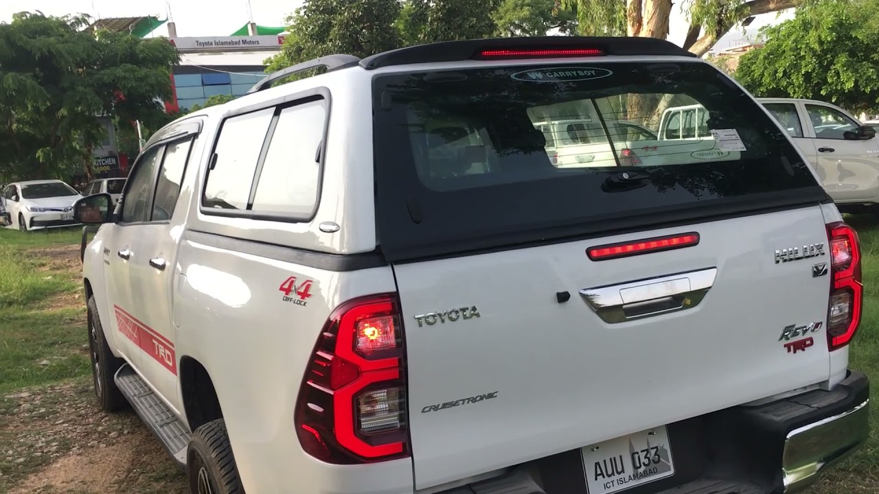 CARRYBOY S-560 Canopy installed on Toyota Revo 2021 in Pakistan - YouTube