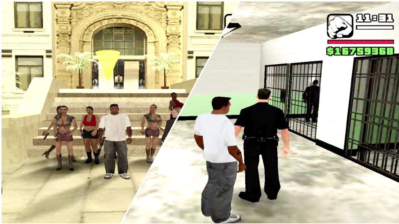 Robbing Police Station GTA San Andreas Gameplay #gta #gta5 # ...
