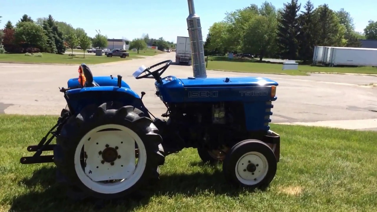 Iseki TS1610 tractor | For Sale | Online Auction - YouTube