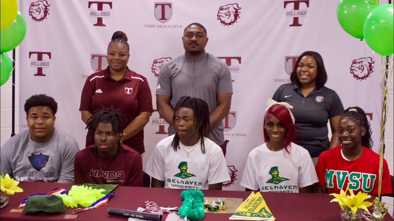 Terry High School Track & Field Signing Day - YouTube