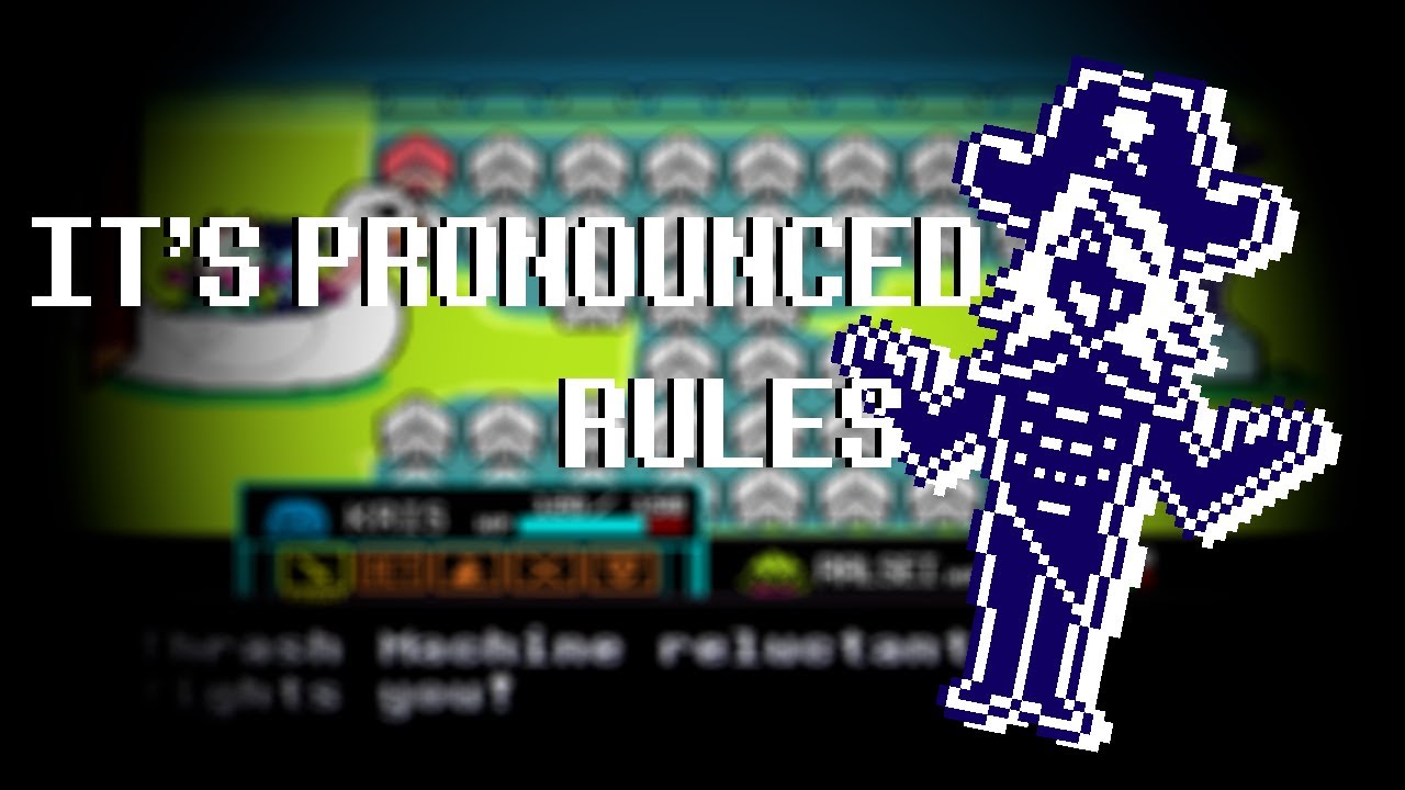 [DELTARUNE] It's Pronounced "Rules" Cover (2023) - YouTube