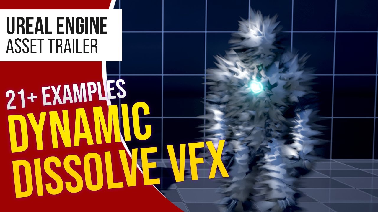 UE5 l 21+ Dynamic Dissolve VFX Pack l Unreal Engine 5 (Trailer) - YouTube