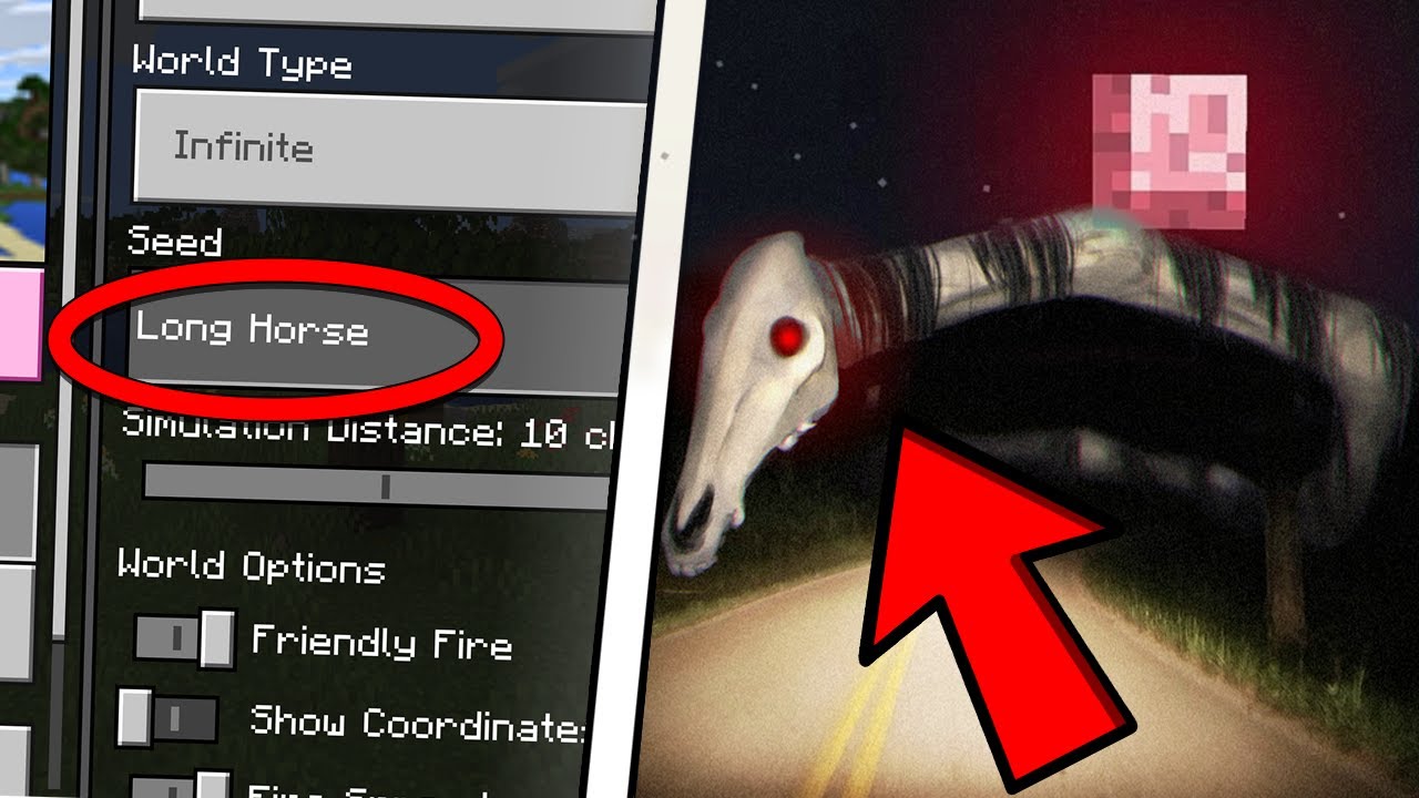 NON GIOCARE MAI NEL SEED DEL LONG HORSE!! MINECRAFT ITA - YouTube