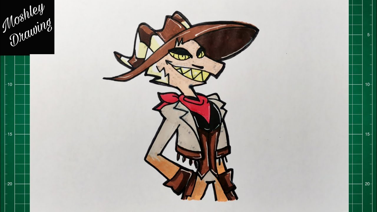 How to Draw Striker from Helluva Boss - YouTube