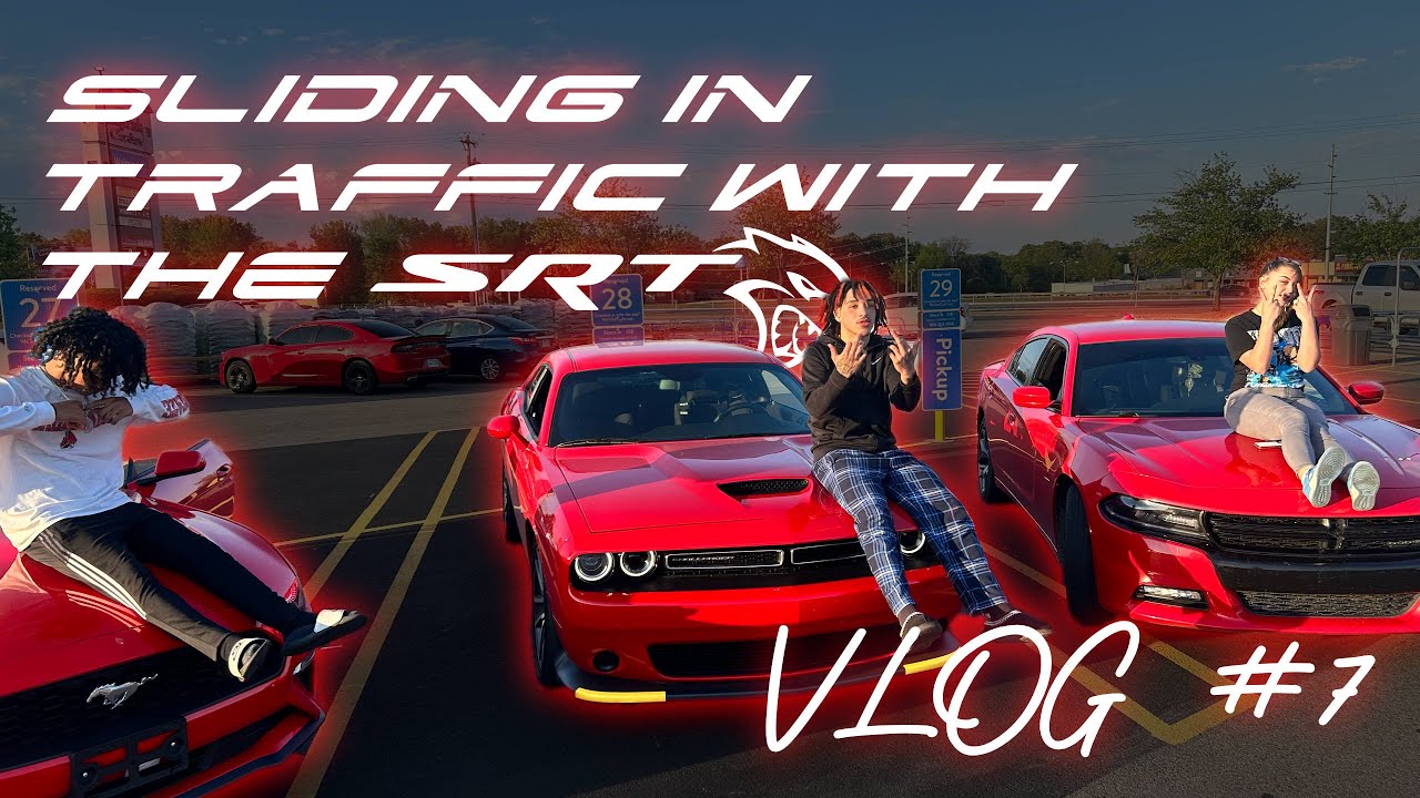 SLIDING IN TRAFFIC WITH SRT'S - YouTube