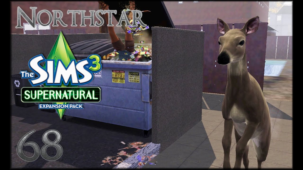 [ Sims 3 Supernatural ] Deer & Dumpster Diving - Part 68 - YouTube
