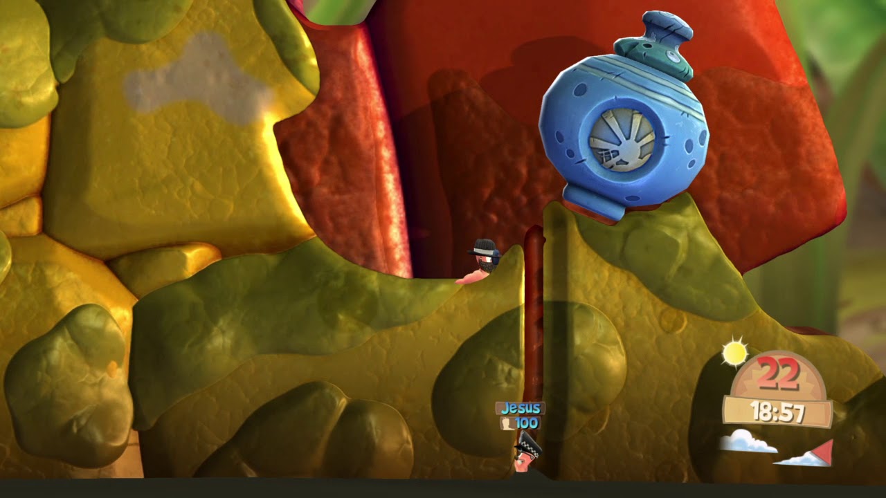 Worms Battlegrounds lol - YouTube