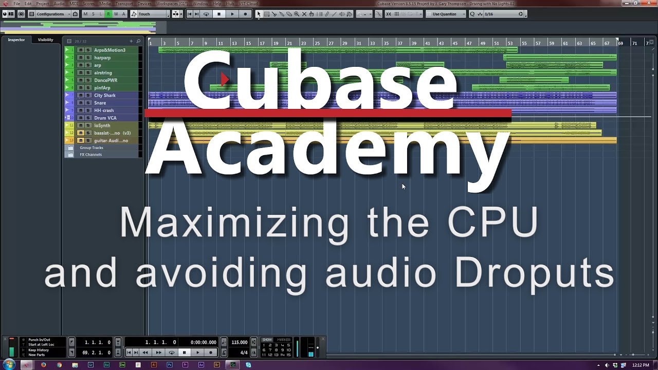 Maximizing Track Count & Saving CPU in Cubase - YouTube