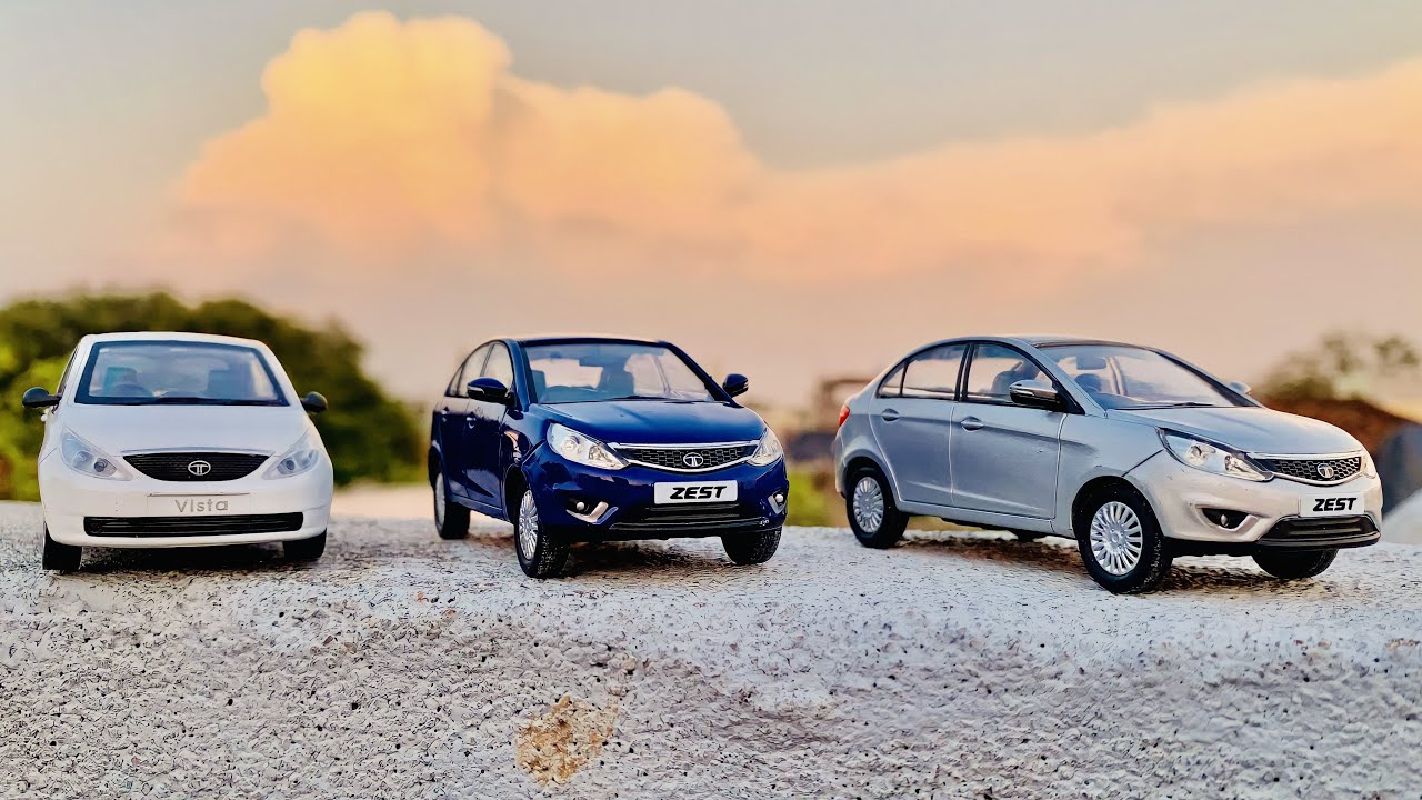 Model Car Collection Tata Indica Zest | Tata Indica Vista | Miniature ...