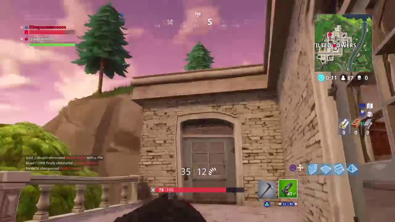 Fortnite rocket riding with craig - YouTube