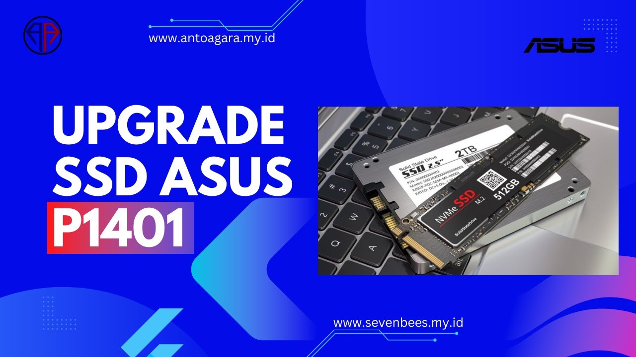 Asus P1401 Upgrade SSD M.2 - YouTube